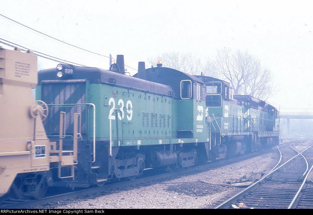 BN 239, 448, and 6161 in the Fog